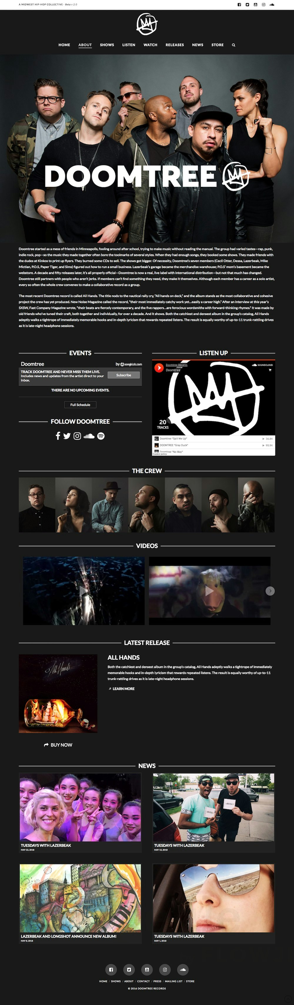 About Page - Doomtree - Swipefile by Flowji