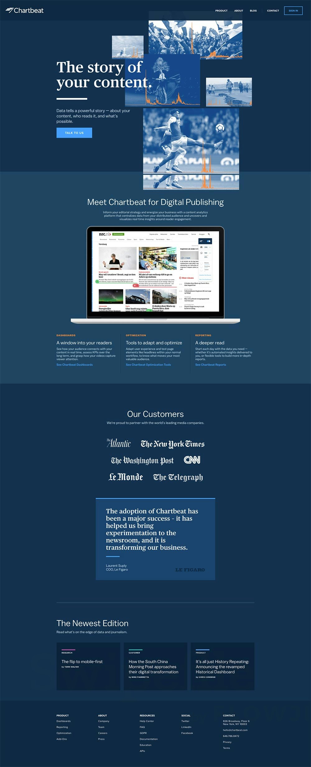 Home Page - Chartbeat - Content Analytics and Insights for Digital ...