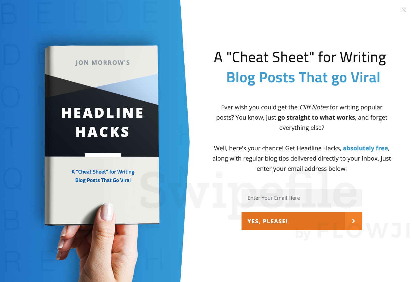Opt-ins Collection - Swipefile by Flowji
