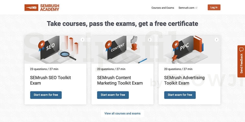Landing Page - SEMrush Academy - Become a certified SEMrush ...